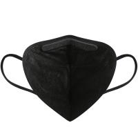 China Non Woven 4ply Cotton Disposable Black Face Mask 17.5*9.5cm for sale
