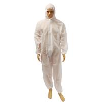 China Breathable Non Woven Disposable PP Coverall With 1 2 Way Zipper for sale