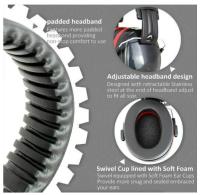 China 34dB NRR Noise Reduction Shooting Ear Muffs For Studying 360 Degree Rotatable for sale