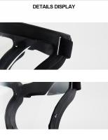 China Anti Fog 100% Transparent Face Shield 19x15cm Replaceable Lens for sale