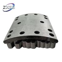 China Shacman Truck Trailer Heavy Duty Drum Brake Lining FMSI 4657 8130363 for sale