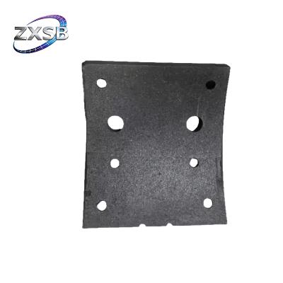 China Sitrak HOWO Heavy Duty Truck Front Axle Brake Lining Friction Plate Mining 410x160 WG4075450160 for sale