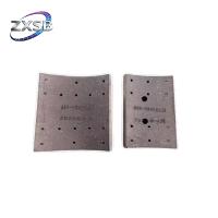 China FAW Jiefang J6 J6P Heavy Duty Truck Front Axle Drum Brake Lining Pad 3501407-X117 for sale