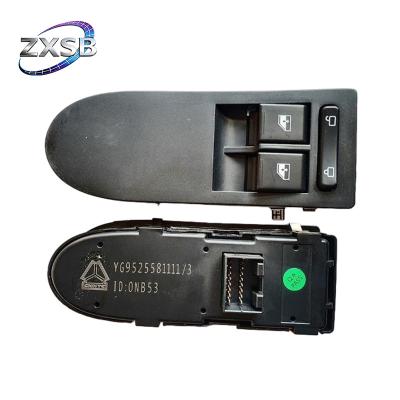 China SINOTRUK HOWO Heavy Duty Truck Left Door Control Switch Panel Assembly YG9525581111 for sale