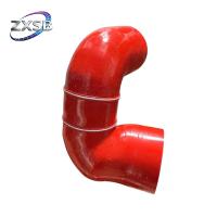 China SANY Spare Parts Engine Intake System QDP005574255 Air Filter Outlet Pipe for 318 Concrete Mixer Truck for sale