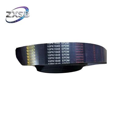 China FAW 1023022-M50-02000G 10PK1648 Poly V-Belt for Heavy-Duty Truck Engine for sale