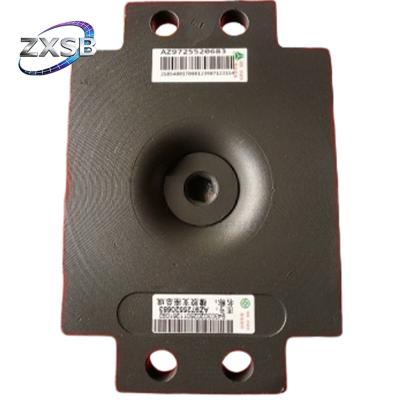 China SINOTRUK HOWO AZ9725520683 Rear Leaf Spring Rubber Seat Chassis / Suspension System Parts for sale