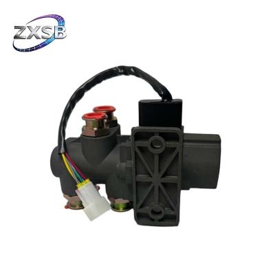 China Sinotruk HOWO Sitrak A7 Heavy Duty Truck Electric Fuel Tank Changeover Valve WG9925550711 Fuel System Parts for sale