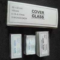 China Microscope Cover Glass 18x18mm to 24x60mm 0.13-0.19mm Thickness Medical Lab Slides for sale