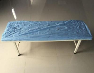 China Disposable Hospital Bed Cover Nonwoven 80g Medical Bed Sheet Custom Size OEM for sale