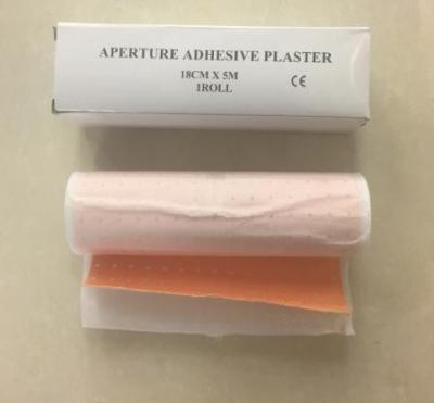 China Non Woven Medical Adhesive Tape Aperture Adhesive Plaster Roll 5cm x 10m for sale