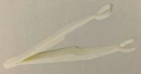 China Medical Grade Disposable Forceps Rounded Tip 20cm PP ABS Nylon Surgical Tweezers for sale