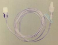 China EO Sterilization Pump Infusion Set Plastic with Luer Lock Connector 360° Rotation for sale