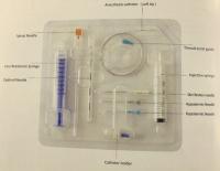 China Medical Grade PVC Epidural Anesthesia Catheter Transparent 22G for sale