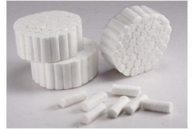China Dental Cotton Roll Highly Absorbent 12cm Non Irritating 100% Cotton for sale