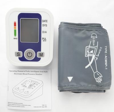 China Electronic Arm Sphygmomanometer Blood Pressure Gauge Home Medical Device 120V for sale