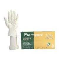 China Disposable Medical Latex Gloves Powdered Sterile 100 Pcs for Examination Protection for sale