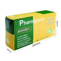 China Disposable Medical Latex Gloves Powdered Sterile 100 Pcs for Examination Protection for sale