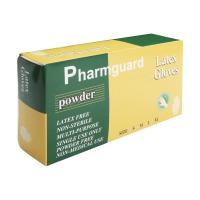 China Disposable Medical Latex Gloves Powdered Sterile 100 Pcs for Examination Protection for sale
