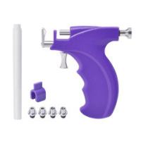 China Yellow Hospital Medical Ear Piercing Gun Kit for Ear Nose Navel Body Piercing with Accessories for sale