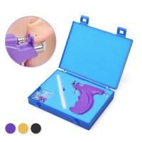 China Yellow Hospital Medical Ear Piercing Gun Kit for Ear Nose Navel Body Piercing with Accessories for sale