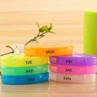 China Portable 28 Compartment Pull Handy Pill Storage Box Travel Detachable Medicine Organizer for sale