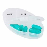 China Portable 28 Compartment Pull Handy Pill Storage Box Travel Detachable Medicine Organizer for sale