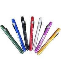 China Aluminum Alloy Nurse Penlight with Pupil Gauge LED Medical Pen Light 5 Lumens 2 AAA for sale