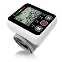 China Automatic Wrist Blood Pressure Monitor LCD Digital BP Sphygmomanometer Heart Beat Rate Pulse Meter 00328 for sale