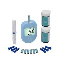 China Handheld Blood Glucose Meter with Test Strips for Accurate Diabetes Monitoring 50pcs for sale