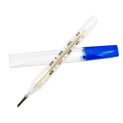 China Mercury Free Clinical Glass Thermometer Oral Armpit Medical Thermometer 00724 for sale