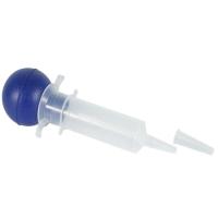 China Disposable 60cc Piston Irrigation Syringe for Ear Nasal Wound Dental Use with Large Bulb for sale