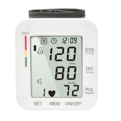 China Household Digital Blood Pressure Monitor Portable Sphygmomanometer 120V Automatic Arm Cuff for sale