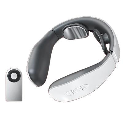 China Battery Powered Electric Massage Neck Shoulder Massager Portable Cordless Muscle Relaxation Device for sale