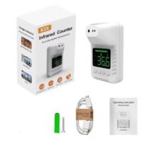 China Wireless Wall Mount Infrared Thermometer Handsfree Voice Temperature Fever Monitor for sale