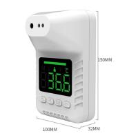 China Wireless Wall Mount Infrared Thermometer Handsfree Voice Temperature Fever Monitor for sale