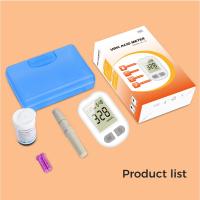China Household Uric Acid Detector Blood Glucose Test Meter 2-in-1 Monitoring System for sale