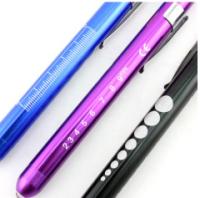 China Medical LED Pen Light Flashlight 5 Lumens Yellow Inspection Ear Lamp for Pupil Exam for sale