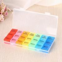 China 21 Compartment Plastic Medicine Box Portable Hospital Medical Supplies Organizer for sale