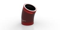 China Double Layered 275x30 Pipe Elbow for High Pressure Hydraulic Wear Resistant Concrete Pump for sale