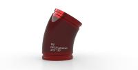China Double Layered 275x30 Pipe Elbow for High Pressure Hydraulic Wear Resistant Concrete Pump for sale