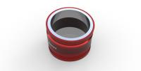 China 240x09 Hydraulic Elbow Pipe Double Layered 63 HRC 8mm Wall for Concrete Pump for sale
