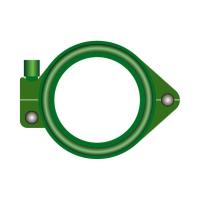 China Green 150mm Pipe Coupling Gasket Toggle Coupling for Industrial Connections for sale