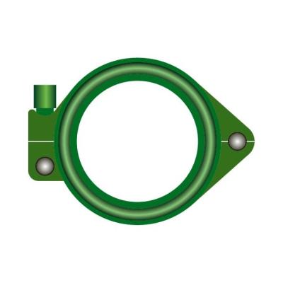 China Green 150mm Pipe Coupling Gasket Toggle Coupling for Industrial Connections for sale
