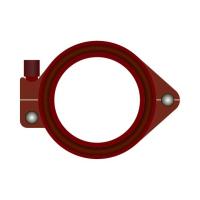 China Pipe System Rubber Seal Gaskets Toggle Couplings Red 125mm for sale
