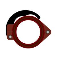 China Chemical Resistant 125mm Snap Coupling Red Rubber Seal ISO9001 Certified for sale