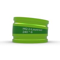 China Double Layered High Pressure Hydraulic Wear Elbow 240x06 Green Concrete Pump Pipe for sale