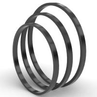 China 125mm Rubber Seal Gasket 90 Degree Edge Custom O Ring for Piping Systems for sale