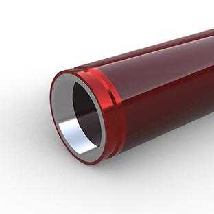 China DC Double-Layered Concrete Pump Pipe 300 Boom Pipe 63 HRC Wear Resistant for sale