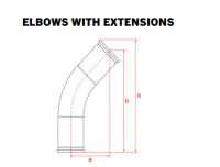 China Custom Casting Elbow Waterproof Elbow Cast With Extension for sale